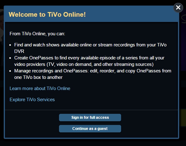 TiVo DVR Nows Streams To Web Browser!