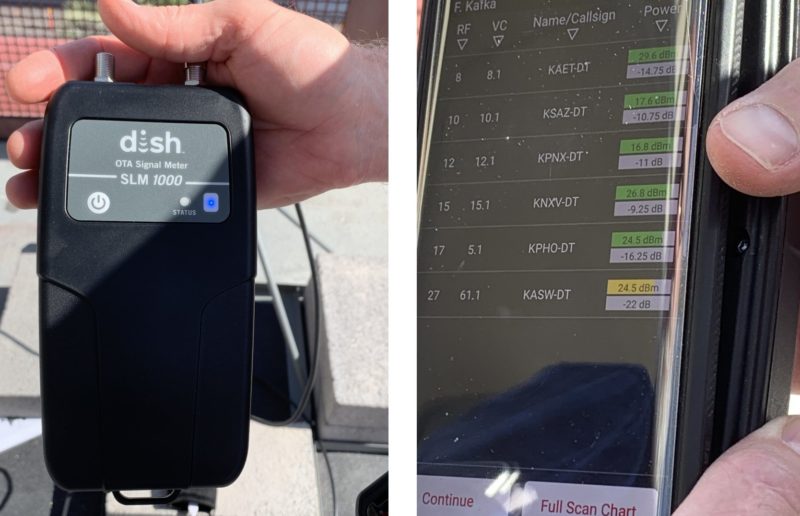 DISH OTA Signal Meter To Improve Antenna Reception